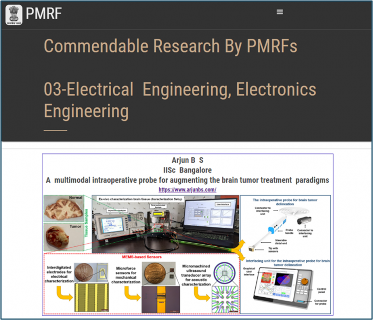 Top Ten Commendable Research by PMRF students under the Electrical ...
